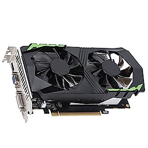GEFORCE GTX 1050ti, 128bit 4GB Graphics Card, Automatic Recognition Video Memory Card, Low Noise and Quiet Work, Strong and Durable, with Long Service Life