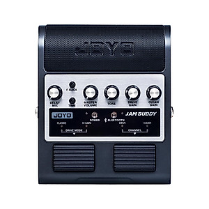JOYO Portable Guitar Practice Amp & Pedal All-in-One Rechargeable Bluetooth Combo Guitar Amplifier with Effect & Footswitch Jam Buddy