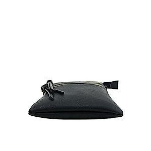 Isabelle Functional Multi Pocket Crossbody Bag (BLACK)
