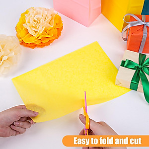 TOXOY Tissue Paper for Gift Bags, 360 Sheets Gift Wrapping Paper Craft Tissue Paper Bulk 40 Colors 11.5x8 Inch for Christmas New Year Holiday Birthday Gift Wrapping DIY Crafts Project