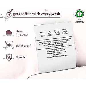 100% Organic Cotton Crib Sheets for Boys or Girls, Set Of 2 Fitted Sheets, Cooling & Softest Baby Crib Sheets for Girl, Crib Mattress Sheet or Toddler Bed Sheets, Percale (Blush Pink)