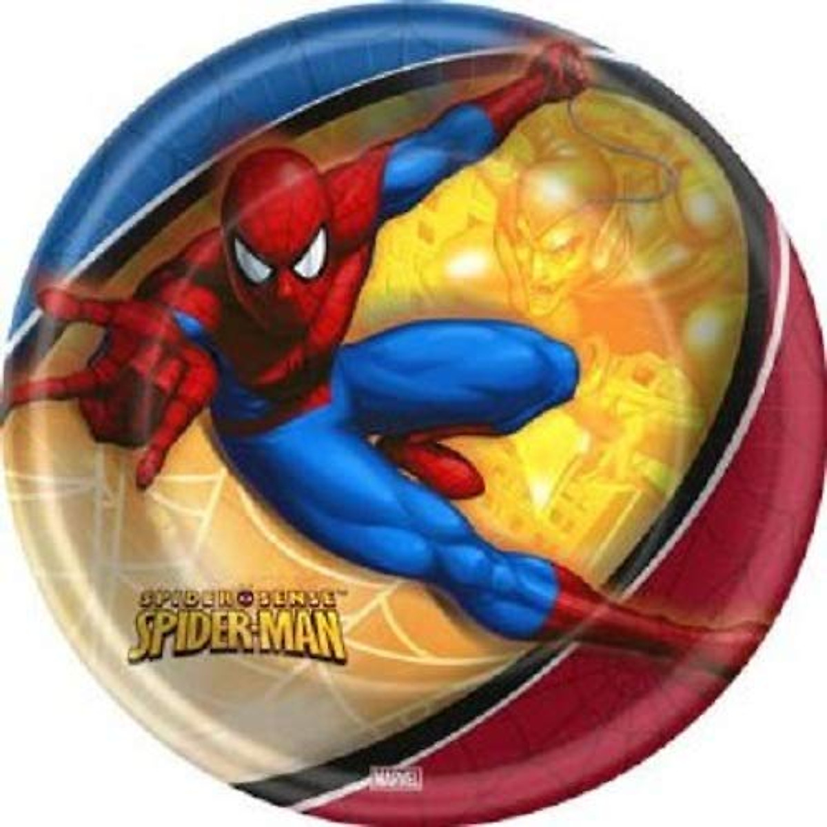 Spiderman Super Hero Birthday Party Supplies Bundle Pack for 16 Includes Dessert Plates, Napkins, Table Cover, Happy Birthday Banner, Paper Masks, Favor Loot Bags, Favor Bracelets, Mylar - 84 Pieces