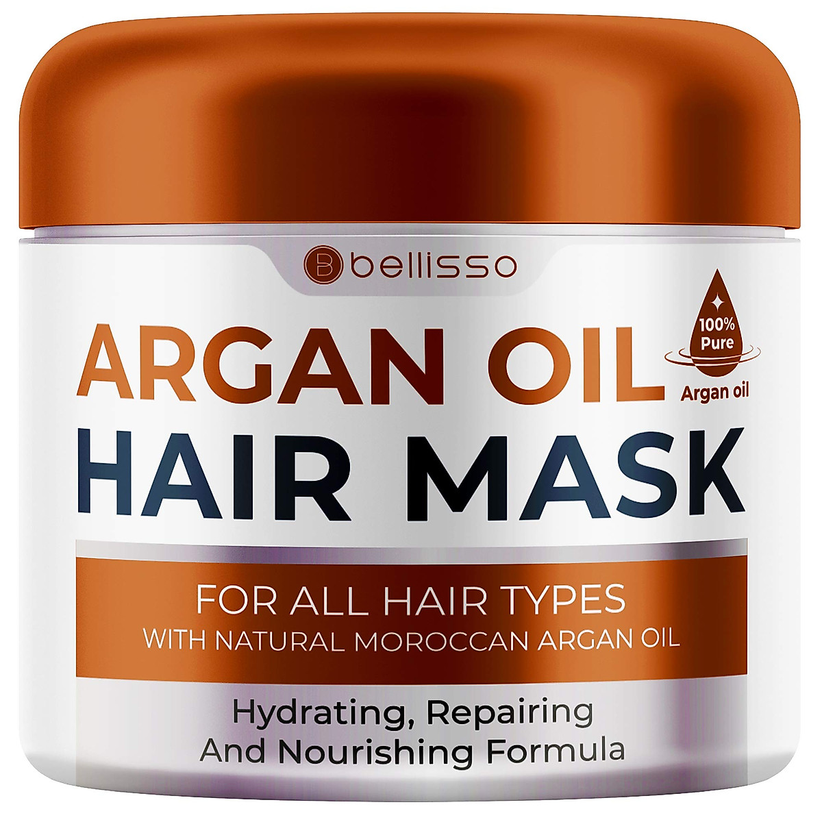 BELLISSO Moroccan Argan Shampoo, Conditioner Set and Hair Mask