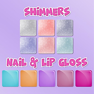 LOL Surprise Kids Makeup Kit for Girls, Real Washable Beauty Toy Makeup Set, Girls Beauty Gift, Play Makeup and Pretend Play Toys Ages 3 and Up, Townley Girl