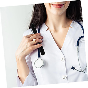 OSOLADY Medical Pen Light Nursing Light Pen with Light Doctor Pen for Diagnose Aluminum Alloy Black