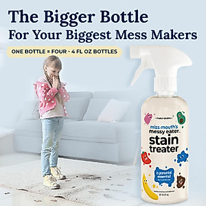 Miss Mouth's Messy Eater Stain Treater Spray - 16oz Stain Remover - Newborn & Baby Essentials - No Dry Cleaning Food, Grease, Coffee Off Laundry, Underwear, Fabric