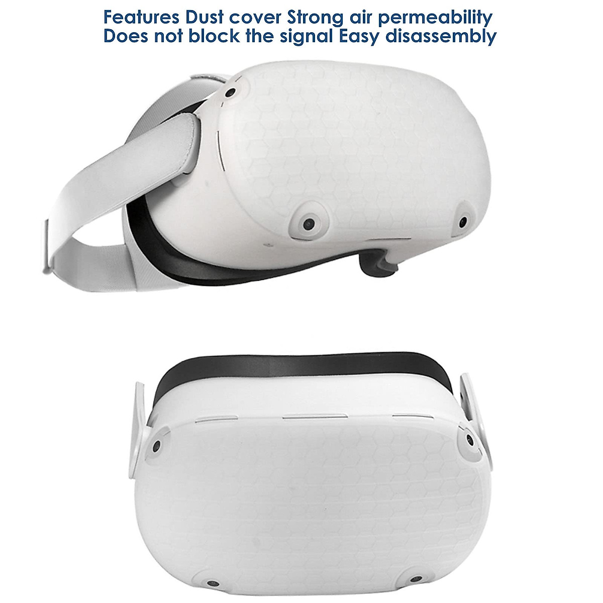 Silicone Cover for Oculus Quest 2, Protective Case Set Accessories for Meta VR, Multi Colors Soft Shell Skin