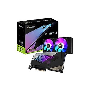 Gigabyte AORUS GeForce RTX 4070 Ti 12GB Xtreme WATERFORCE Graphics Card, WATERFORCE All-in-one Cooling System, 12GB 192-bit GDDR6X, GV-N407TAORUSX W-12GD Video Card