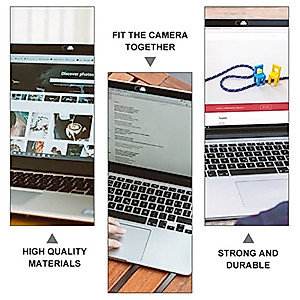 SOLUSTRE Computer Laptop Black Slides Computers Laptops 6pcs Laptop Webcam Computer Camera Cover Webcam Cover Slide Notebook Camera Cover Cover Slide Cute Black Slides Computers Laptops Pc Camera