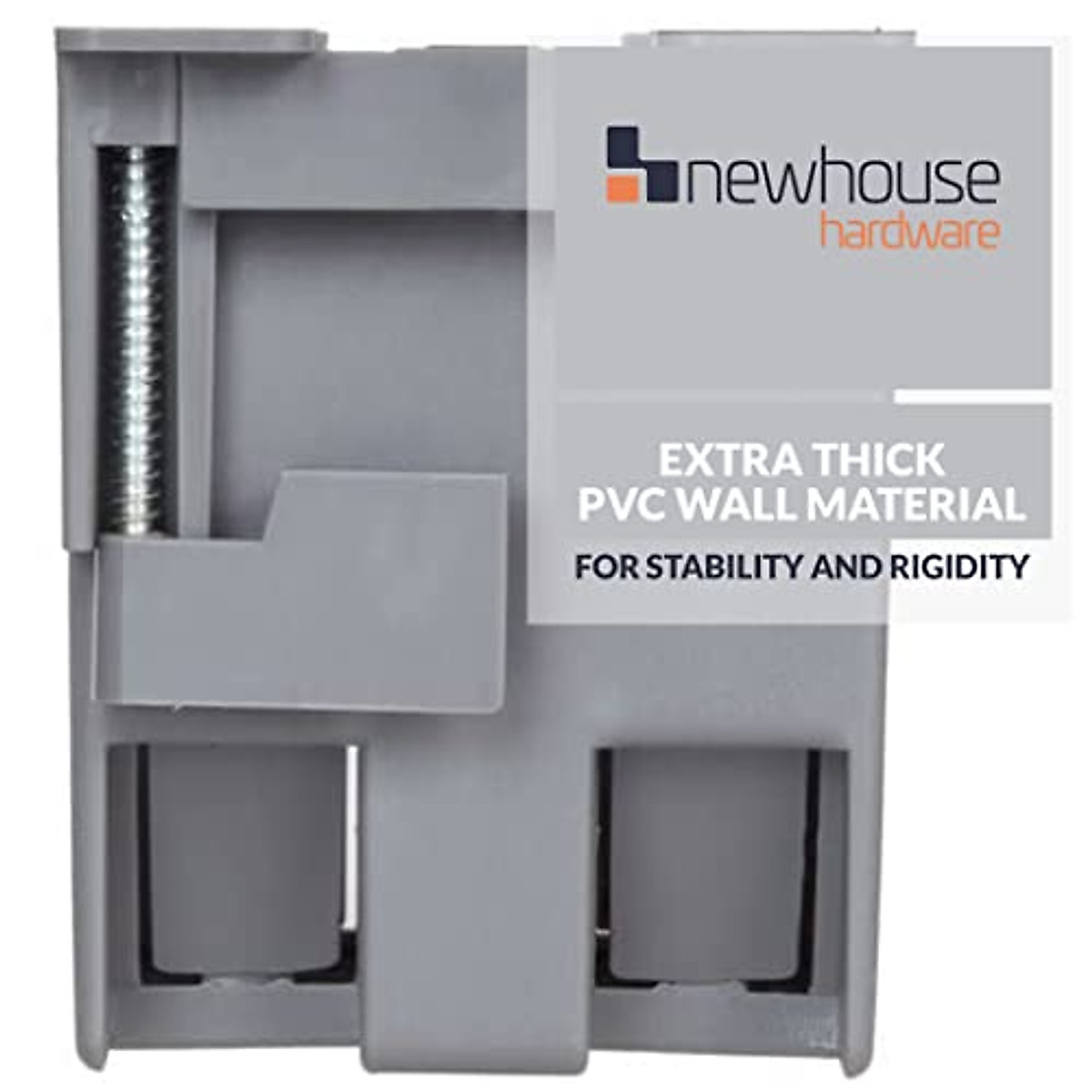 Newhouse Hardware 1-Gang PVC Old Work Electrical Outlet Box (3-Pack) | 14 cu. in. Plastic Junction Box for Switches, GFCI, or Duplex Receptacle Outlet | Old Work Electrical Box for Home Improvement