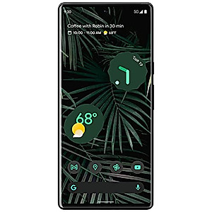 Google Pixel 6 Pro 5G (128GB, 12GB) 6.71" AMOLED 120Hz, 4K Camera (Fully Unlocked for Verizon, T-Mobile, AT&T, Global) International Model G8VOU (w/ 25W Charge Cube & Fast Wireless Charger)(Black)