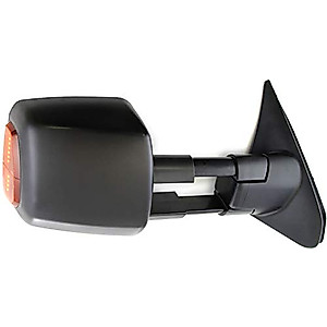 Garage-Pro Mirror Compatible with 2007-2021 Toyota Tundra Towing Mirror, Passenger Side, Heated, Power Glass, Blind Spot Glass, In-housing Signal Light