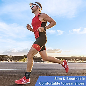 GINTRON Ankle Brace for Women Men 2022, Adjustable Lace Up Ankle Support for Sprained Ankle, Custom Fit Ankle Stabilizer for Basketball Running Volleyball Injury Recovery Ankle Splint Protector