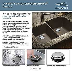 Transolid K-MTDD33229-1 Meridian 1-Hole Drop-in 50/50 Double Bowl 16-Gauge Stainless Steel Kitchen Sink Kit, 33-in x 22-in x 9-in, Brushed Finish