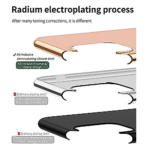 ZOEVEES for Google Pixel 7A Case with Screen Protector and Camera Protector, Built-in 360° Ring Holder Magnetic Stand, Luxury Electroplated Plating Edge Shockproof Protective Phone Cover, Pink