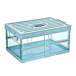 Car Folding Storage Box Car Trunk Storage Camping Box Storage Box Car Accessory Organizer Luggages (D One Size)