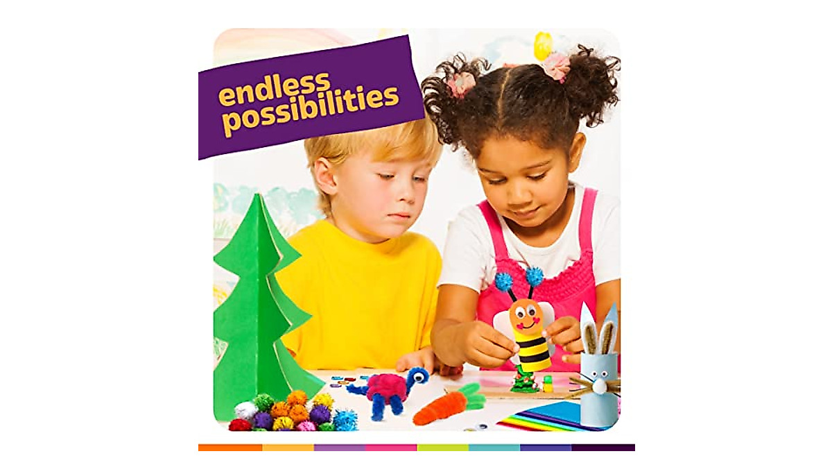 Dan&Darci Kids Arts & Crafts Supplies Kit - Create & Play