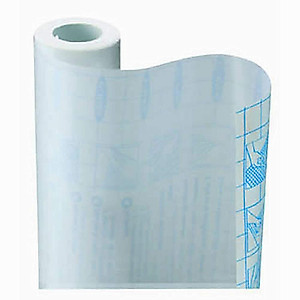 Classic Touch Zip Tac Self-Adhesive Shelf Liner - 9ft x17.75in (Crystal Clear)