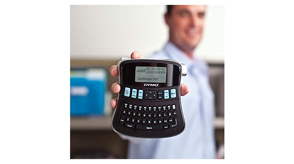 DYMO LabelManager 210D Label Maker - Large Display, QWERTY