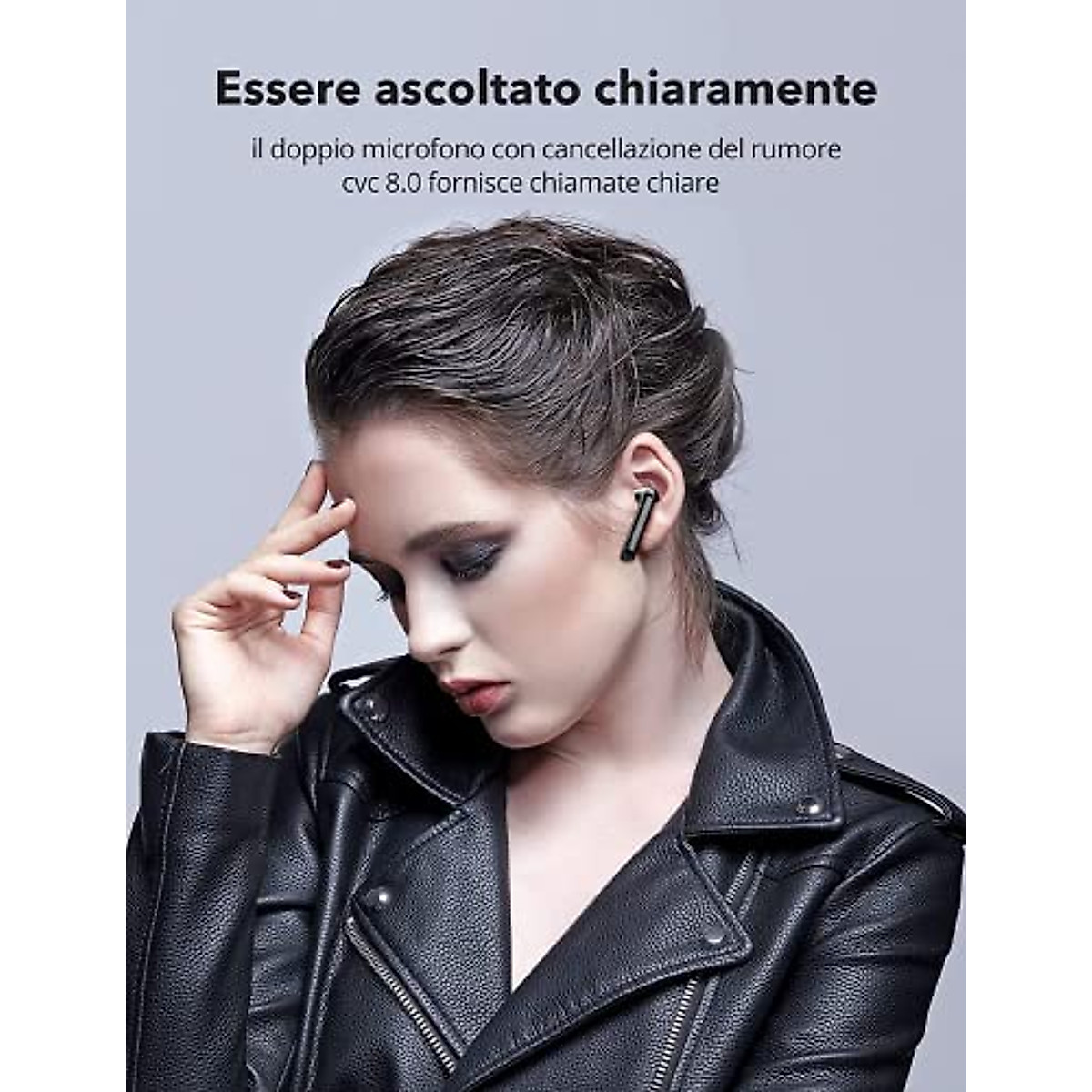 Wireless Earbuds, Bluetooth 5.0 Wireless Headphones Sport Bluetooth Earphones in Ear Noise Cancelling Earbuds with Mic,20H Playtime,IP7 Waterproof,Low Latency Stereo Earphones for iOS and Android