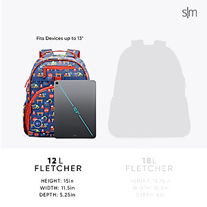 Simple Modern Disney Toddler Backpack for School Girls and Boys | Kindergarten Elementary Kids Backpack | Fletcher Collection | Kids - Medium (15" tall) | Moana's Village
