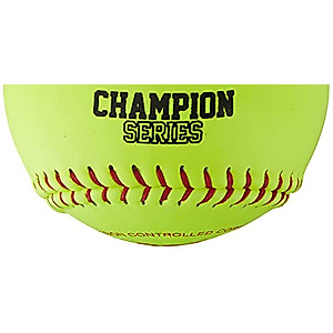 WILSON ASA Fast-Pitch 12" Leather Softball (Pack of 12)