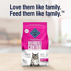 Blue Buffalo True Solutions Hairball Control Natural Dry Food for Adult Cats, Chicken, 11-lb. Bag