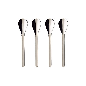 Coffee Passion Coffee Spoon Set of 4 by Villeroy & Boch - 18/10 Stainless Steel - Dishwasher Safe - 5.5 Inches