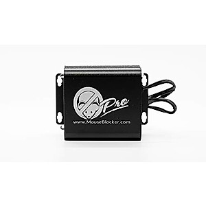 Mouse Blocker MouseBlocker Pro - Ultimate 12V Ultrasonic Mouse and Rodent Deterrent with Dual Strobing LEDs for Your Vehicle, FBA_MBPRO