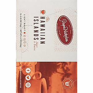 Papanicholas Coffee Single Serve Coffee Cups, Fits Keurig K Cup Brewers, Coffee Pods Hawaiian Islands Blend,12 Ounce