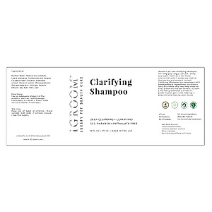 iGroom Clarifying Dog Shampoo, Soft, Shiny, and Clean Dog Coat, Luxury Pet Beauty Care, Sooth and Protect Coat, All Natural Ingredient Shampoo, Made in USA, 16 oz