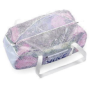 Nike Serena Williams Design Crew DV9251-100 Stash Duffel Bag (21L) (White/Action Grape/Black)