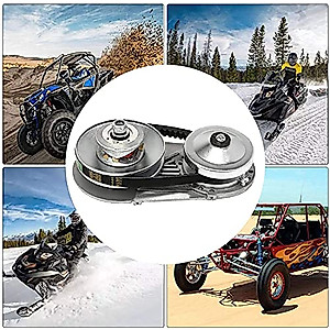 VEVOR Torque Converter 4-7HP Go Kart Clutch 1Inch Replaces Comet TAV2 Manco 10T 40 or 41 and 12T 35 Chain Drive Belt (1" 10T 40/41and 12T 35 Chain)