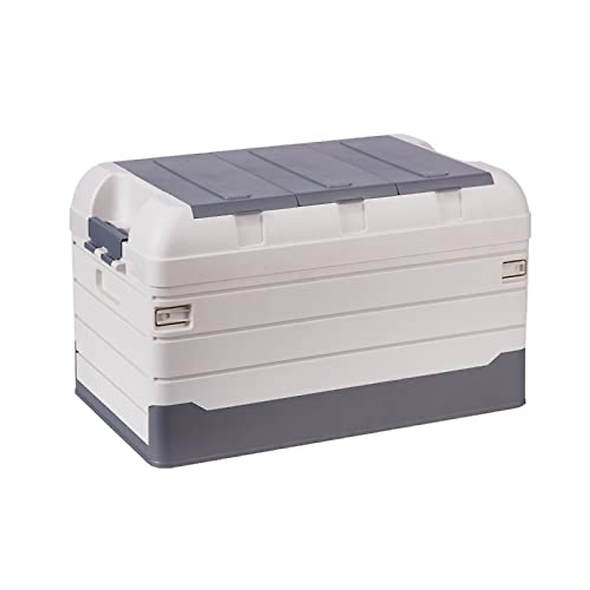 Camping Storage Crates Collapsible Storage Box Plastic Foldable Crate Portable Space Saving Heavy Duty Bin for Fishing Plastic Folding Boxes for Home Garden Car Boot Camping