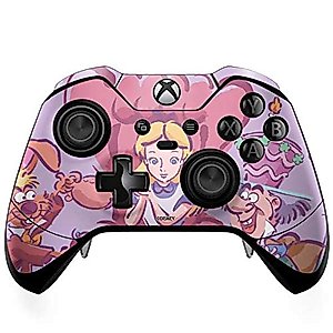 Skinit Decal Gaming Skin Compatible with Xbox One Elite Controller - Officially Licensed Disney Alice in Wonderland (Animated) Mad Tea Party Design