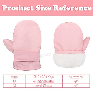 Sarfel Baby Gloves 12-18 Months Toddler Winter Gloves Waterproof Toddler Mittens 18 Months Baby Mittens Toddler Snow Gloves