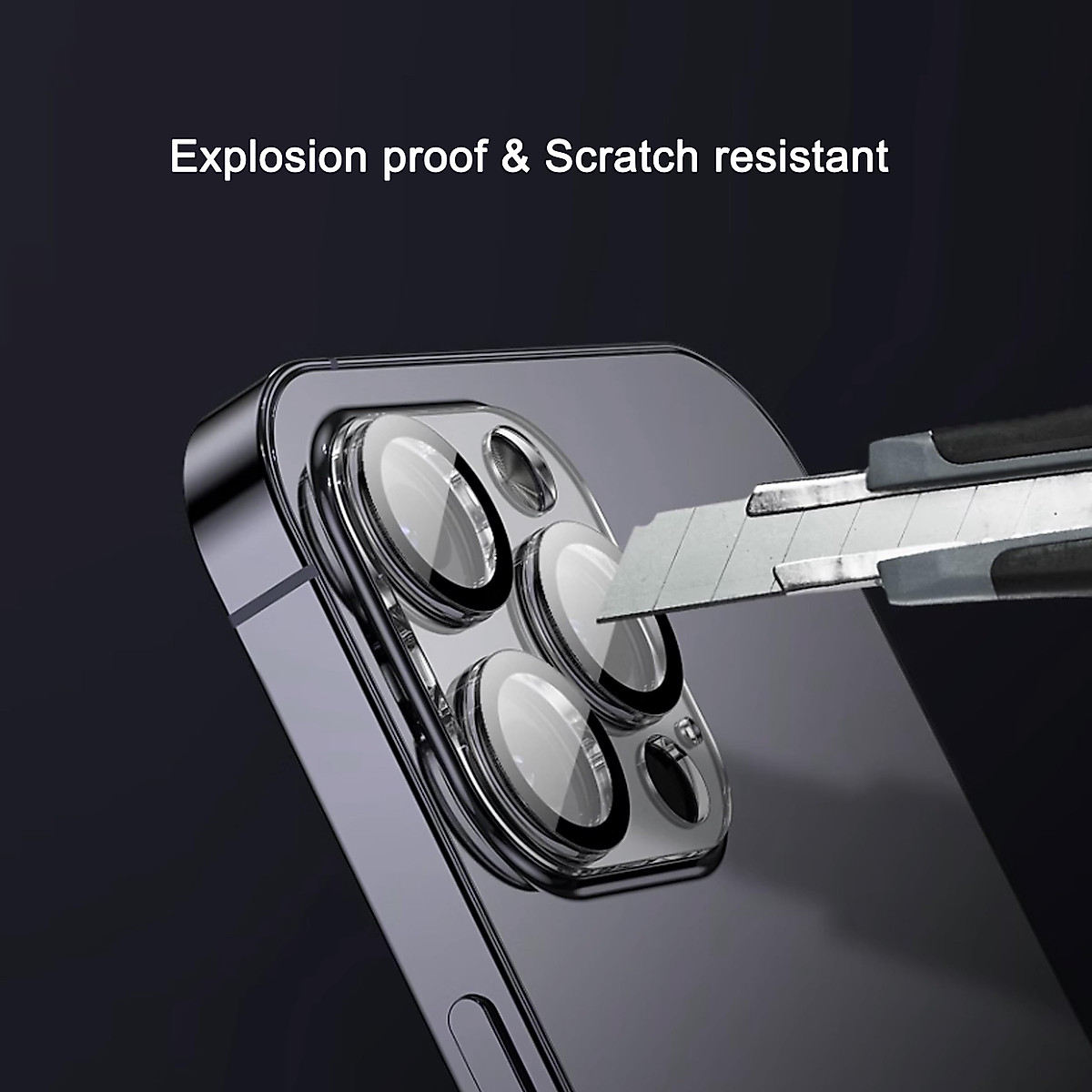 Ailun 3 Pack Camera Lens Protector for iPhone 15 Pro 6.1" ＆ iPhone 15 Pro Max 6.7",Tempered Glass,9H Hardness,Ultra HD,Anti-Scratch,Easy to Install,Case Friendly [Does not Affect Night Shots]