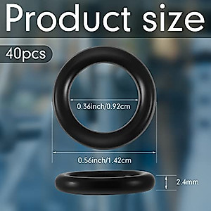 40 Pieces Propane O Ring Propane Natural Gasket O Ring Power Pressure Washer O Rings Replacement Gas Leakage Sealing Propane Tank Gasket for Propane Tank Cylinder POL Adapter Fitting