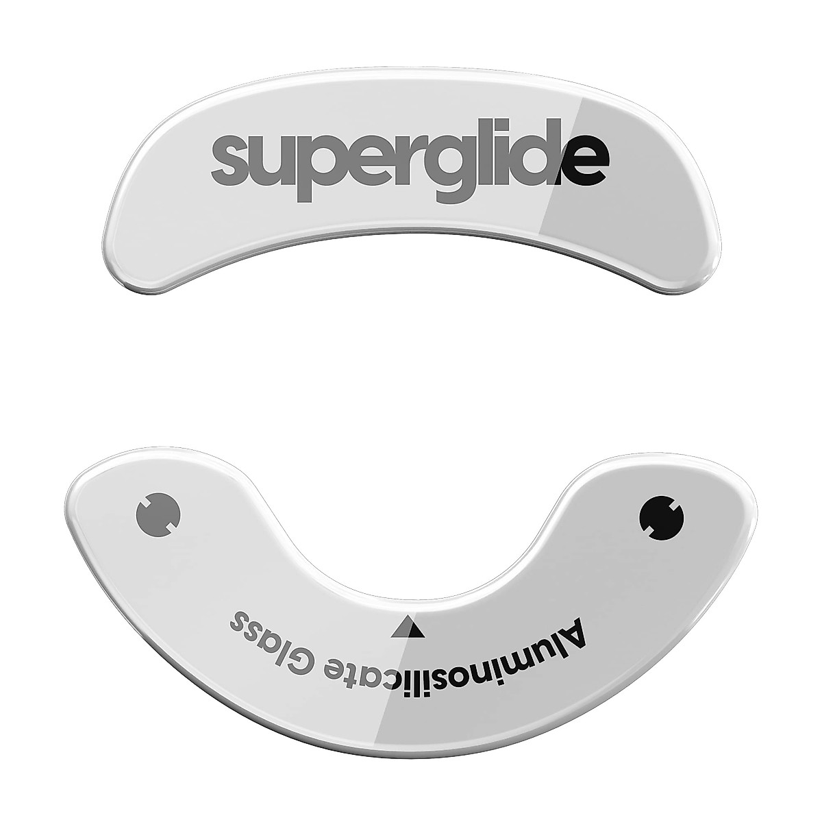 Superglide - Fastest and Smoothest Mouse Feet/Skates Made with Ultra Strong Flawless Glass Super Fast Smooth and Durable Sole for Endgame Gears XM1 RGB / XM1r [White]