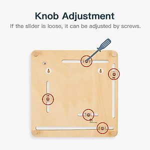 TOOKYLAND Montessori Educational Wooden Learning Toys Kids Daily Calendar My Calendar Clock Wooden Toys Gifts for Toddler Kids Age 3+