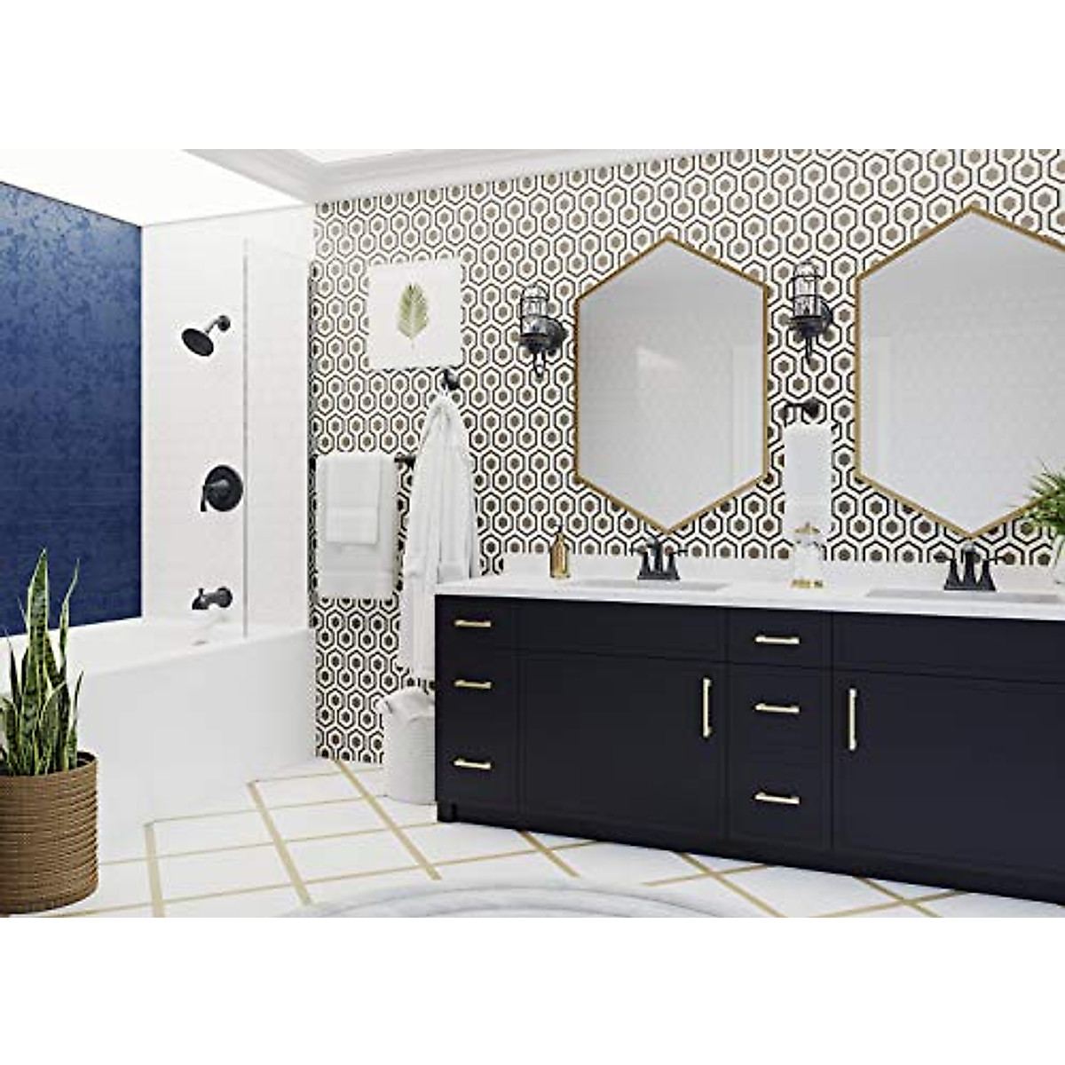 Pfister Auden Bathroom Sink Faucet, 4-Inch Centerset, 2-Handle, 3-Hole, Tuscan Bronze Finish, LF048ADYY