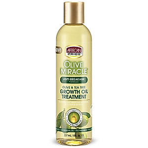 African Pride Olive Miracle Anti-Breakage Maximum Strengthening Growth Oil 237 ml/8 fl.oz