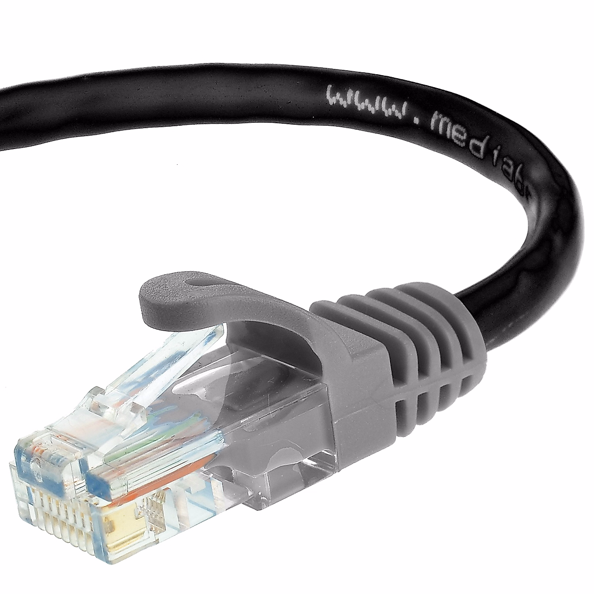 Mediabridge CAT6 Ethernet Patch Cable (25 ft) RJ45 Connectors with Gold Plated Contacts (10gbps)