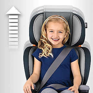 Chicco KidFit Zip 2-in-1 Belt-Positioning Booster Car Seat, Eclipse