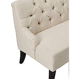 Christopher Knight Home Nicole Fabric Settee, Light Beige