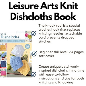 Knit Dishcloths: 15 Extremely easy designs inspired by quilt blocks! (Also includes Knook instructions)
