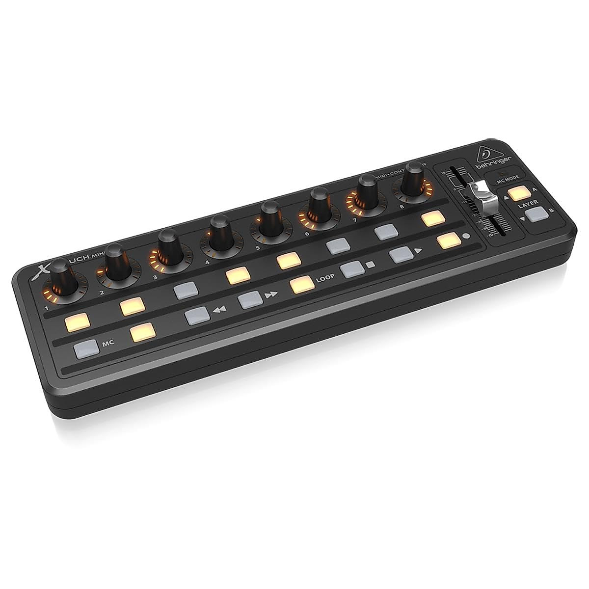 Behringer X-Touch Mini Universal USB Controller, Mackie Control Mode, 60mm Master Fader