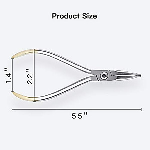 Dental Curved How Pliers, Orthodontic Position Angled Appliance Plier Wire Bending Instrument for Dentist, Multi-Purpose Lip Arches Bending Pliers Holding Arch Wires Plier
