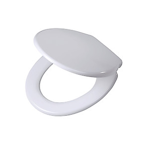 Tiger Burton Toilet Seat, Duroplast, White, 37.3 x 5.5 x 44.2 cm