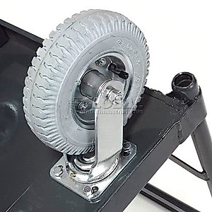 Global Industrial Platform Truck w/Steel Deck, 8" Pneumatic Casters, 48 x 30, 1200 Lb. Capacity